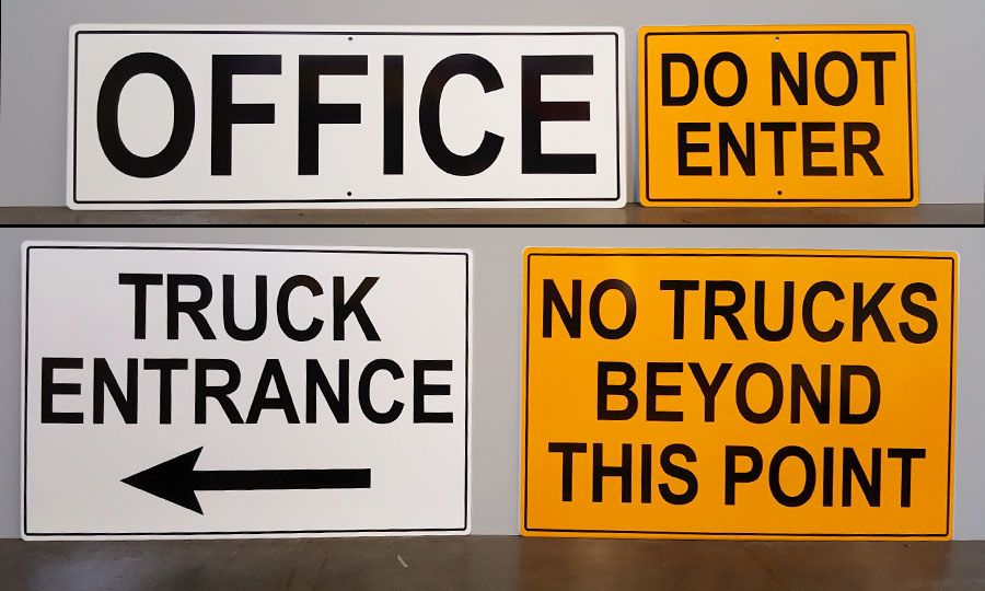Construction Job Site Sign Ideas