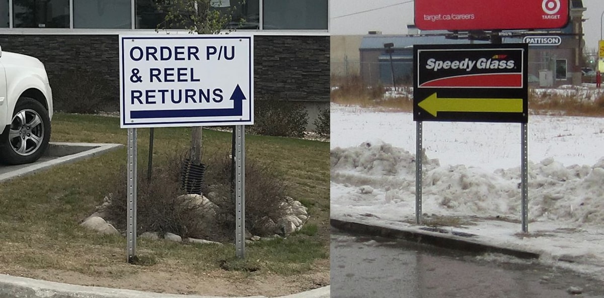 Custom Parking Lot and Traffic Control Signs | Signs Now Winnipeg
