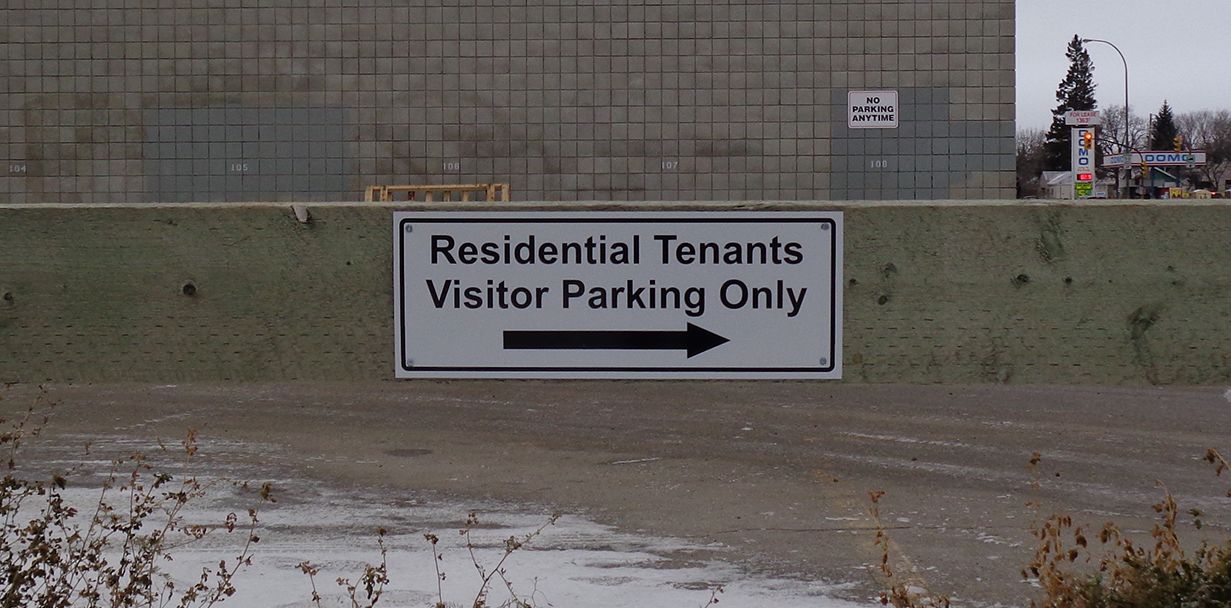 Custom Parking Lot and Traffic Control Signs | Signs Now Winnipeg