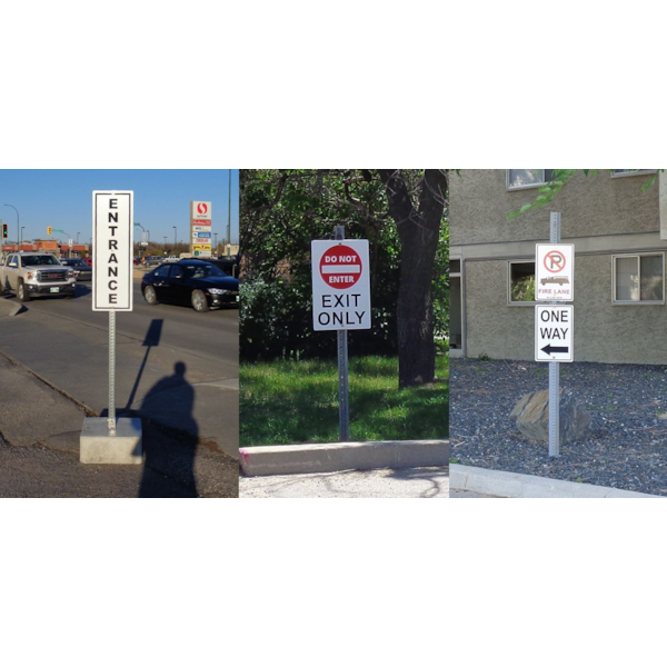 Custom Parking Lot & Traffic Control Signs | Signs Now Winnipeg