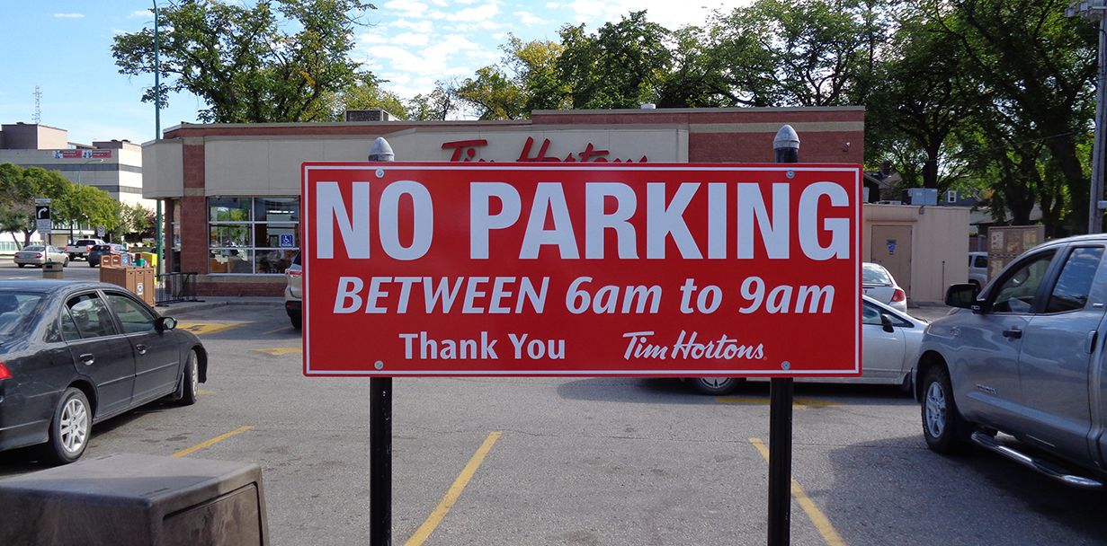 Custom Access Control Signs | Signs Now Winnipeg