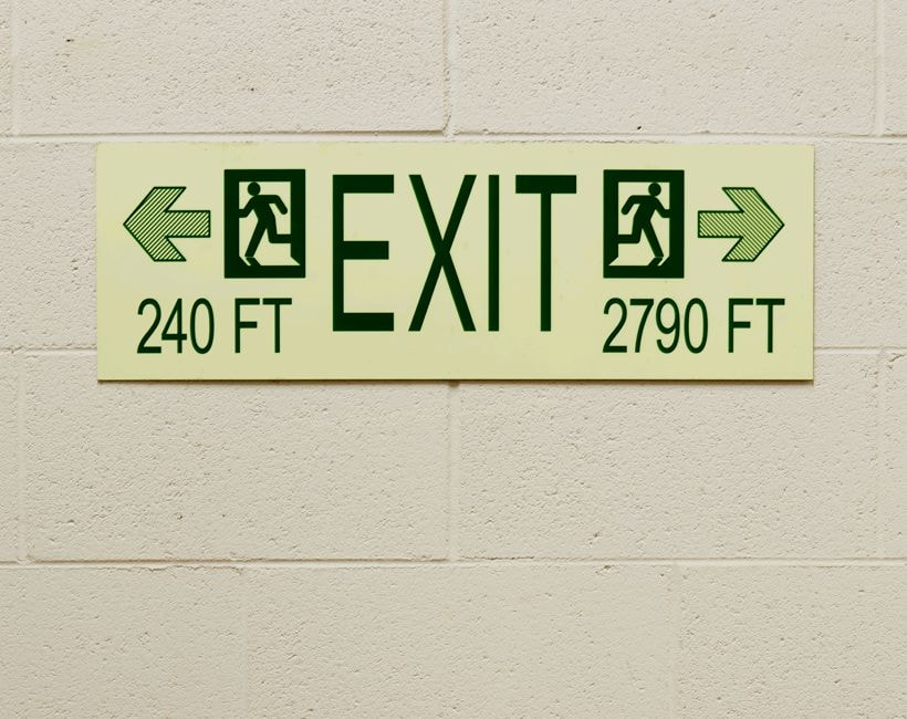 Photoluminescent Signage