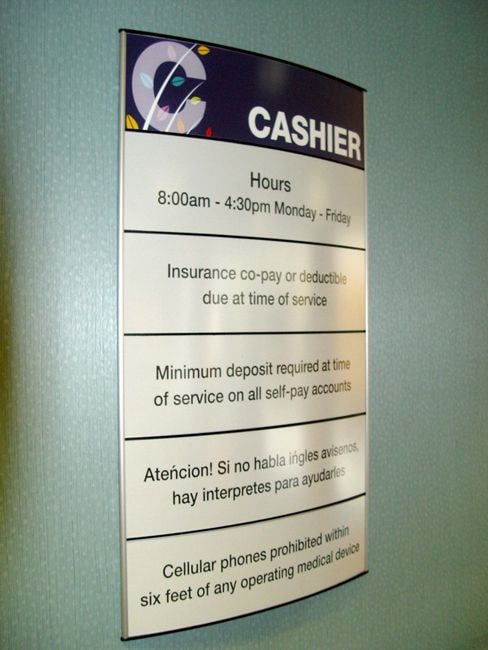Aluminum Modular Signs