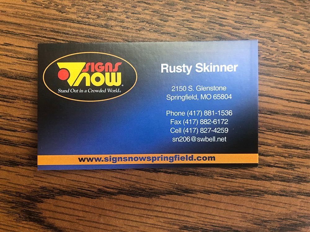 Business Cards and Stationery | Signs Now Springfield